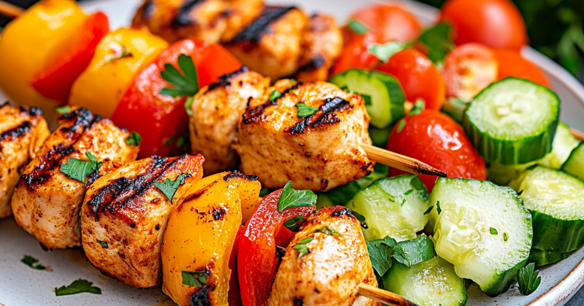 Тропічні шашлики з курки — рецепт з апельсиновим маринадом — Шуба